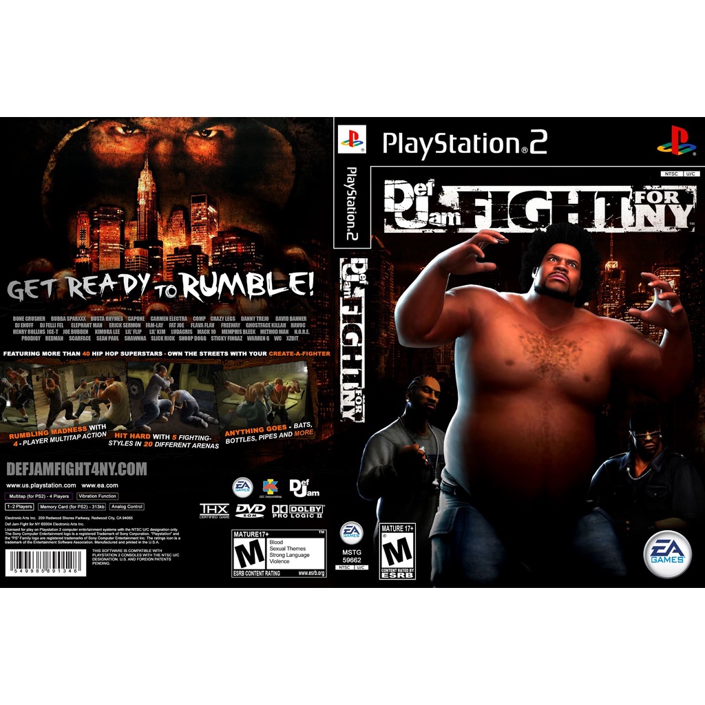 Def Jam Fight For NY (CD Games PS2) | Shopee Malaysia