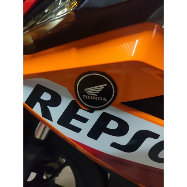 RS150 Emblem Honda RS150R Buang Capang Signal Aluminium Emblem Honda ...