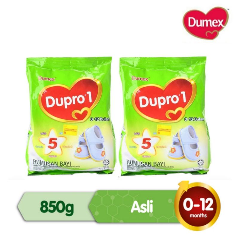 DUMEX DUPRO STEP 1 0-12 BULAN ( 850g x 4 ) | Shopee Malaysia