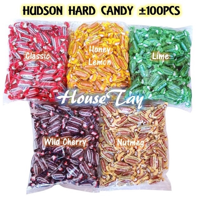 50g Bottle Hudson's Eumenthol Jujubes Honey Lemon / Classic Original ...