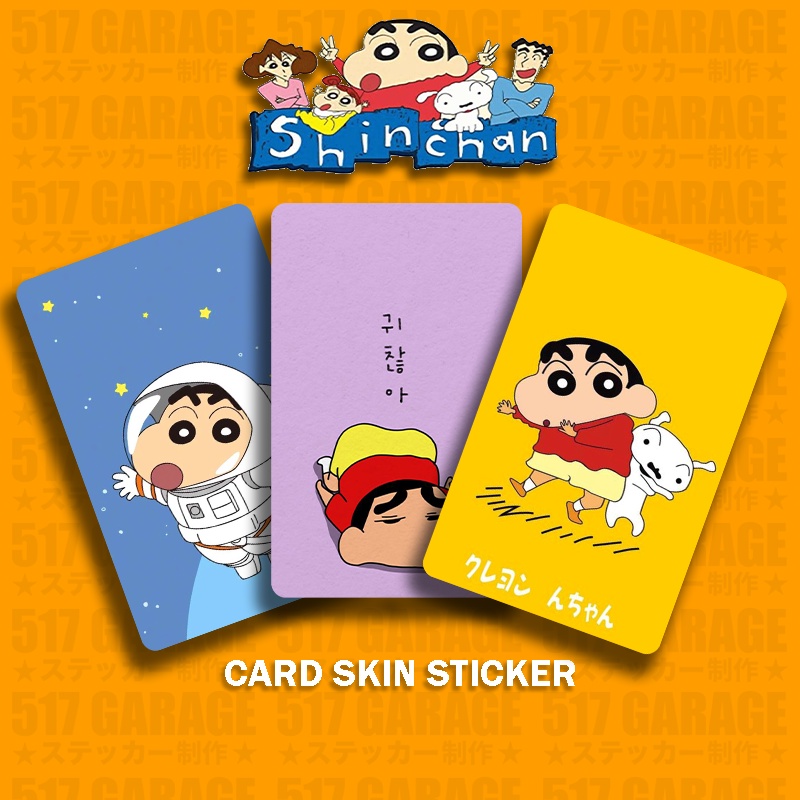 CRAYON SHINCHAN - T*G STICKER - ATM STICKER - BANK CARD STICKER ...