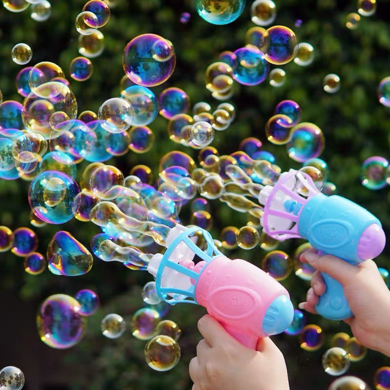 Multifunction Electric Fan Automatic Bubble Blowing Spray 10 Hole ...