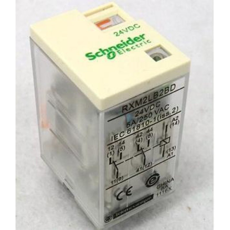 SCHNEIDER RELAY & SOCKET RXZE1M2C (7A 250v) RXM2LB2BD (24VDC) | Shopee Malaysia