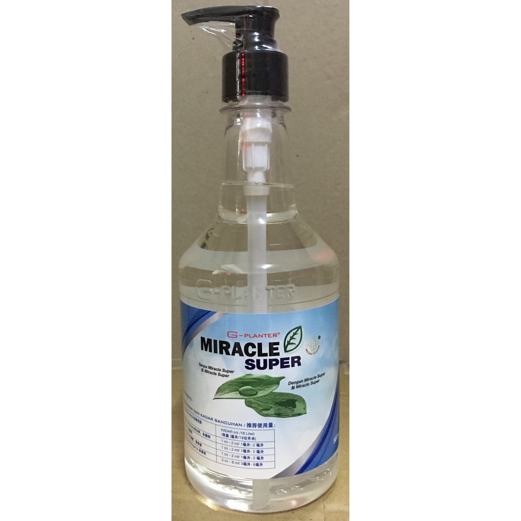 * ORIGINAL * G-Planter Miracle super 500ml / surfaktan / tanaman ...