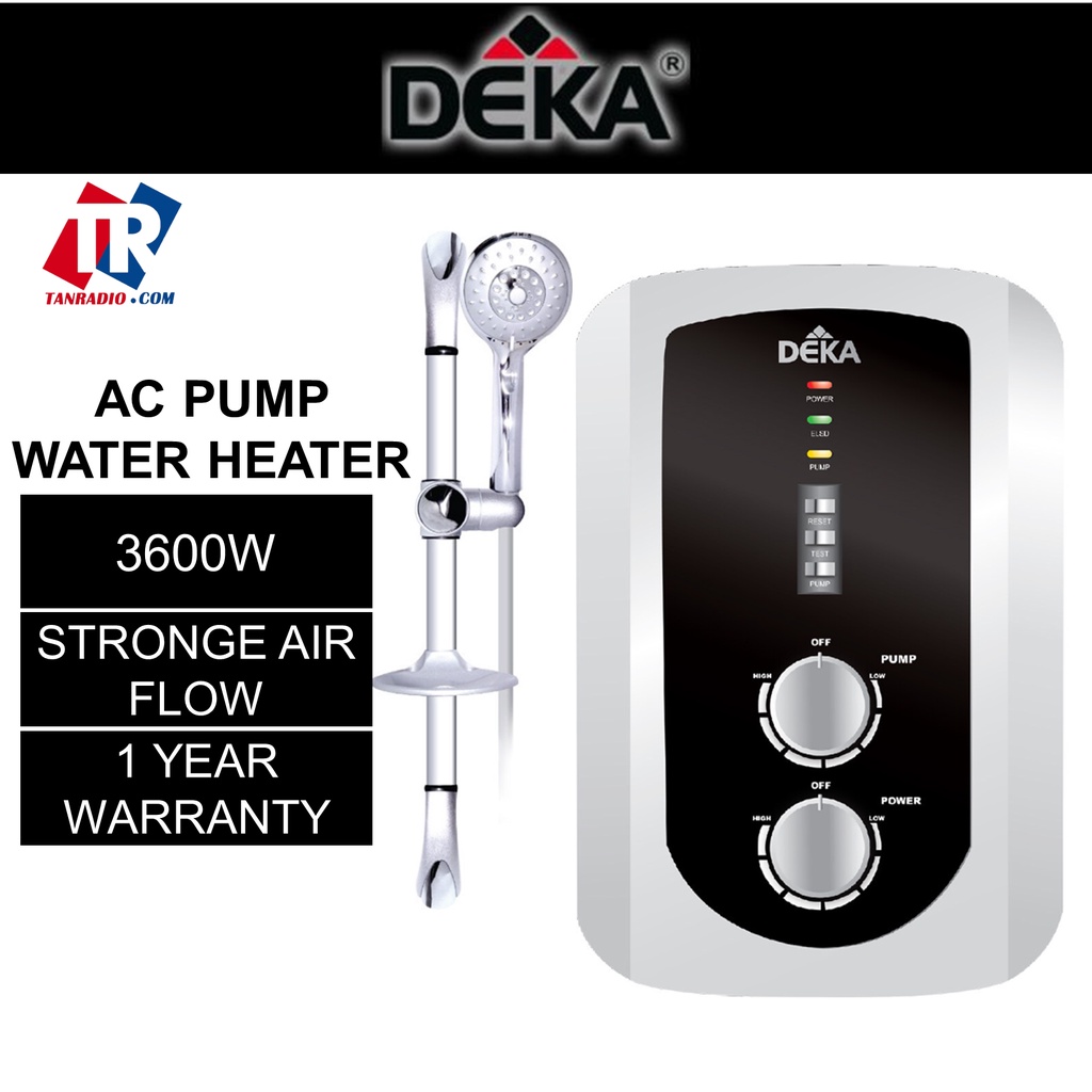 Deka Water Heater With Turbo Jet Pump And Double Safety Thermostat DK1 ...