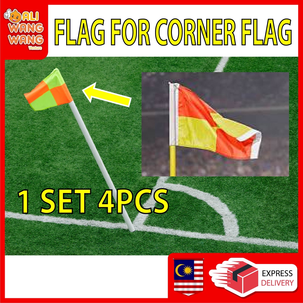 Corner Flags (Flag only) FLAG FOR CORNER FLAG 1 SET 4PCS | Shopee Malaysia