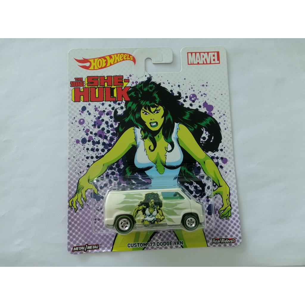 Hot Wheels Marvel She-Hulk Custom 77 Dodge Van | Shopee Malaysia