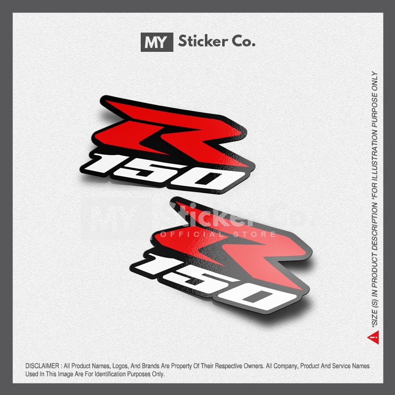 Sticker - Suzuki Belang R150 / Raider R150 (GSX Pattern) (Pair - 2 ...