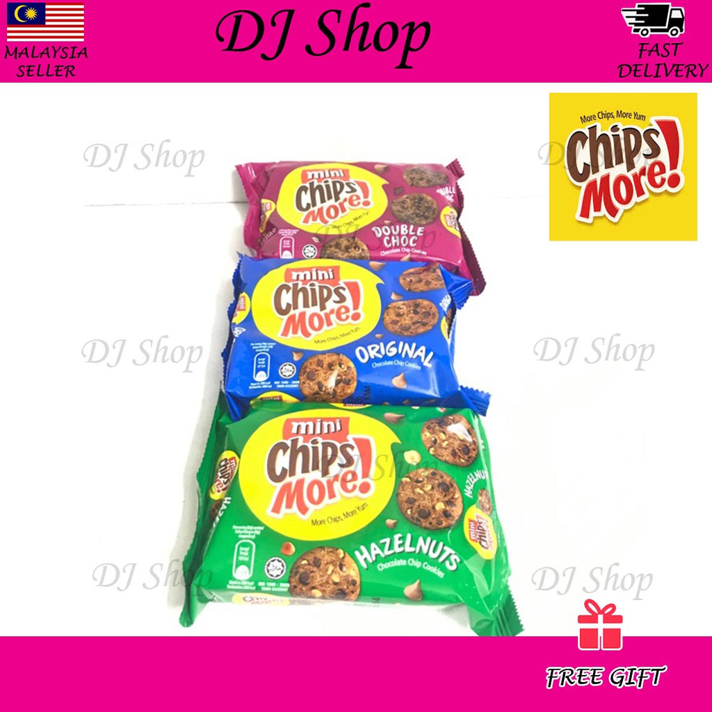 MINI CHIPSMORE. 80G ORIGINAL HAZELNUT DOUBLE CHOCOLATE BISKUT BISCUIT ...
