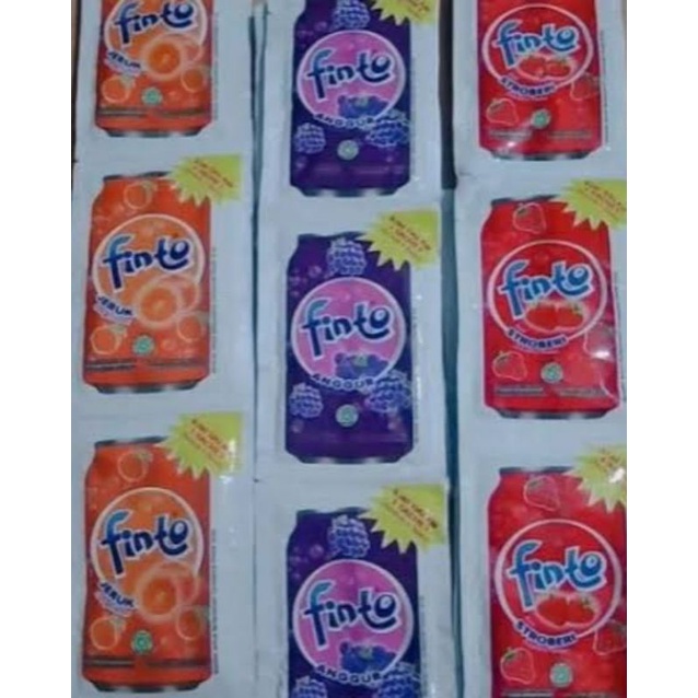 Finto Instant Drink Powder Various Flavors (1 Plan=10 Sachets) | Shopee ...