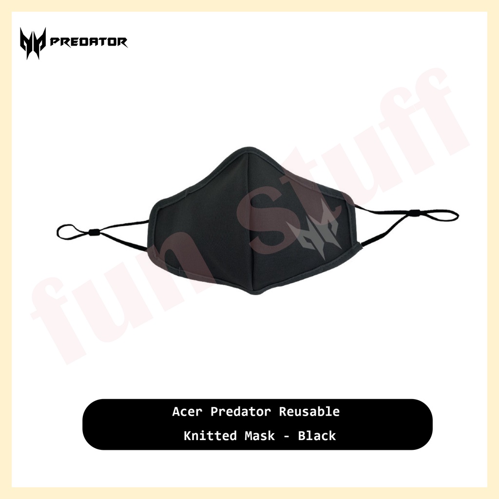 ACER Predator Reusable Knitted Mask (Black) | Shopee Malaysia