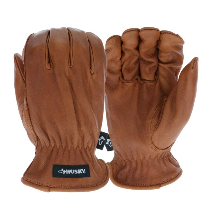 Husky Oil and Water Resistant Leather Work Gloves | Shopee Malaysia