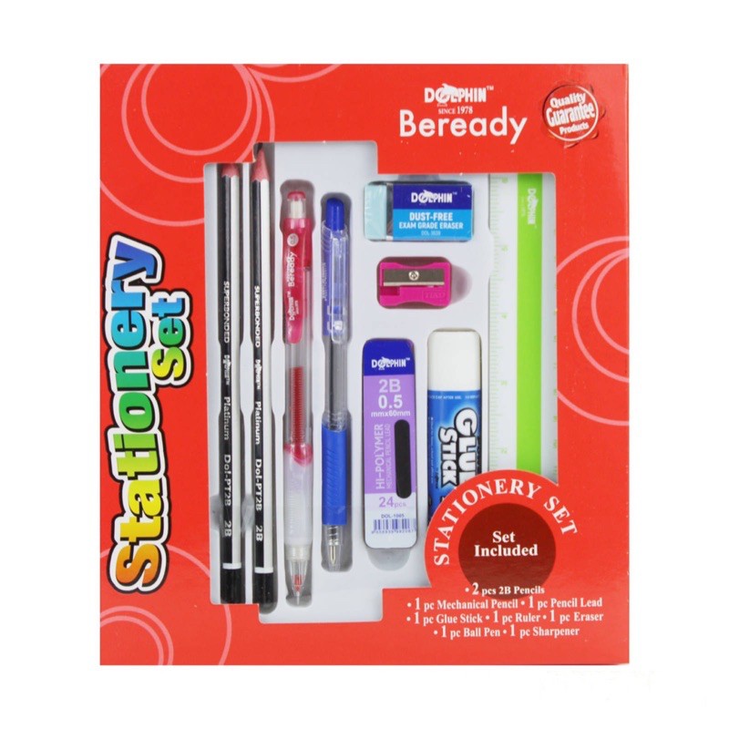 【READY STOCK】Dolphin Beready Stationary Writing Set | Shopee Malaysia