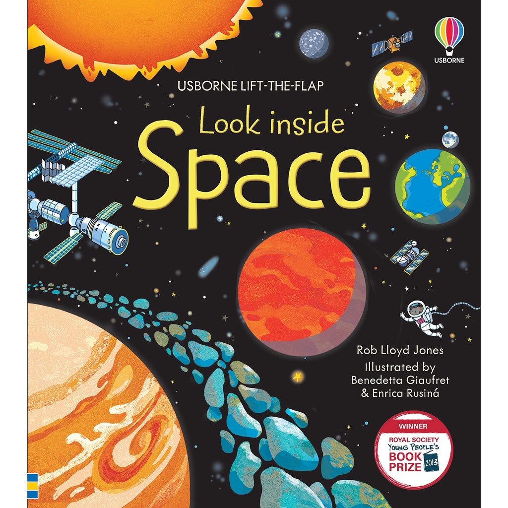 Usborne LOOK INSIDE Space (Lift-the-flap Board Book) | Shopee Malaysia