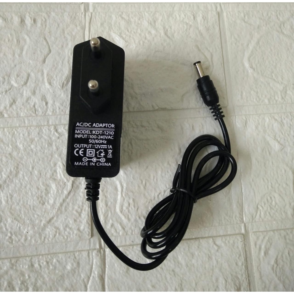 AC/DC ADAPTER 12V 1A model KDT-1210 | Shopee Malaysia