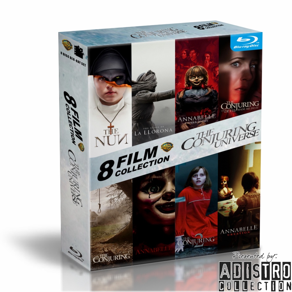Blu-ray Film THE CONJURING UNIVERSE Edition BOX SET COMPLETE | Shopee ...