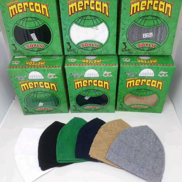 Original Turkey Mercan Cap Knitted Hajj Umrah | Shopee Malaysia