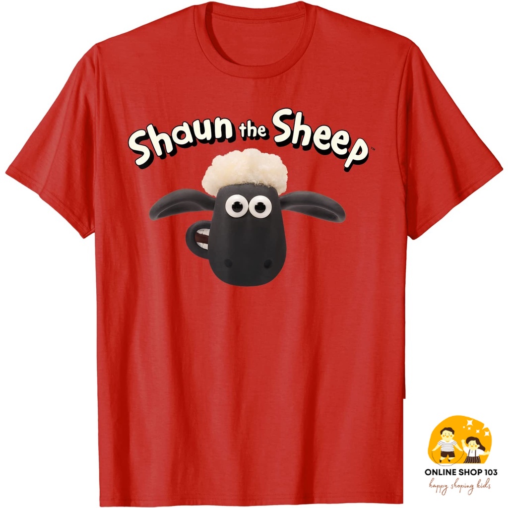 Shaun the Sheep Classic Logo with Shaun T-Shirt | Shopee Malaysia