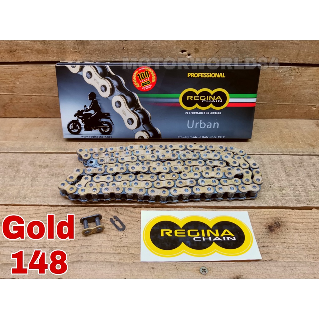 REGINA CHAIN RANTAI 428 URBAN 100% ORIGINAL RANTAI GOLD EMAS NON-RING ...