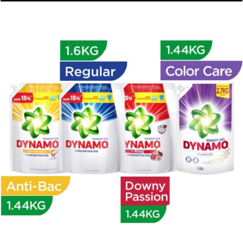 Dynamo Power Gel Detergent Liquid Refill 1.44Kg-1.6Kg | Shopee Malaysia