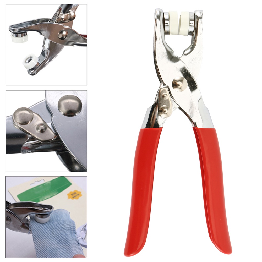 1 Pcs Plier Tool +25 Sets 9.5mm Metal Snap Button Fasteners Press Studs ...