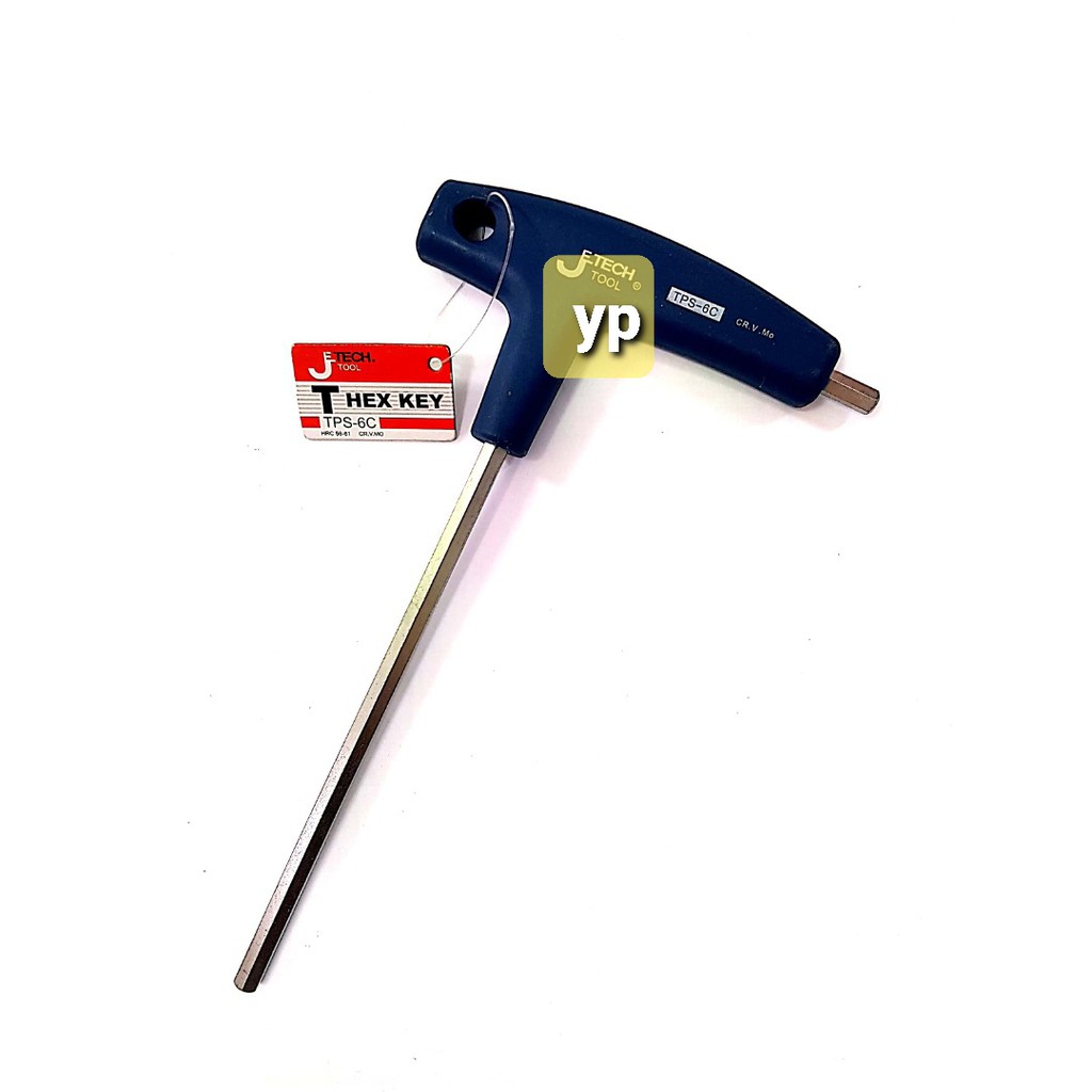 Jetech T type handle Allen hex key c/w plastic handle TPS6C 6mm /pc ...