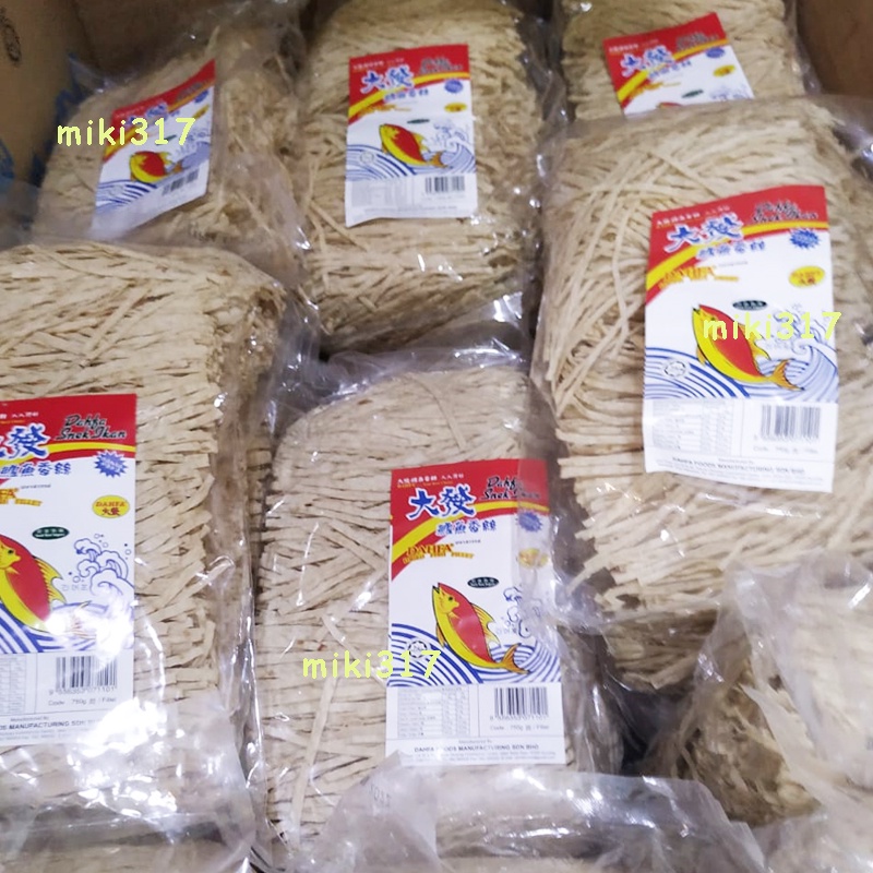 Sarawak Dahfa Dried Fish Fillet 680g 大发鱿鱼香丝 即食鱼丝 Snek Ikan Segera Hiris ...