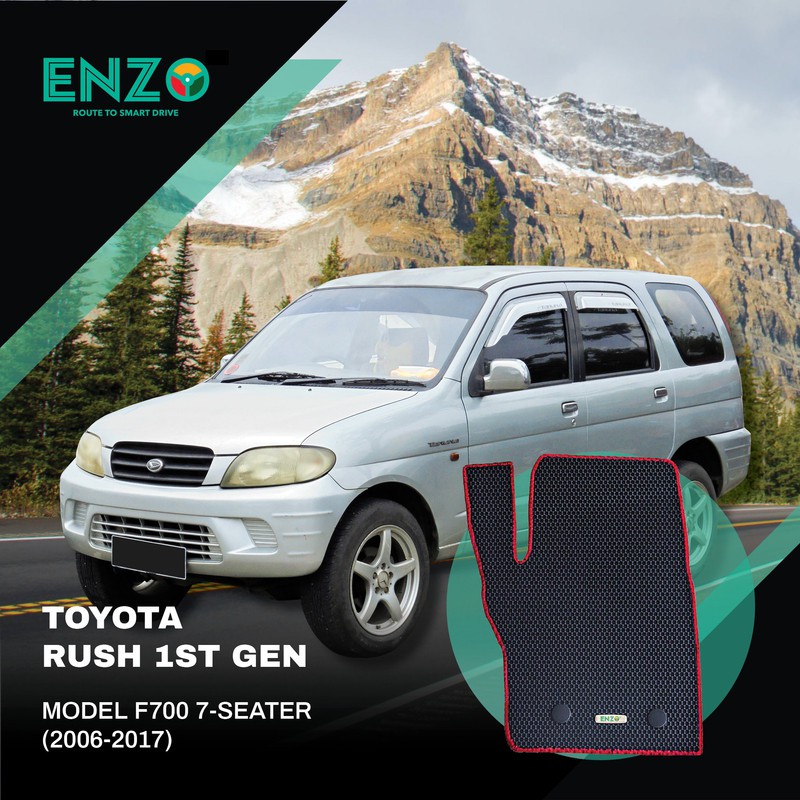 Toyota Rush 1st Gen Model F700 7 Seater - Enzo Customised Car Mat ...