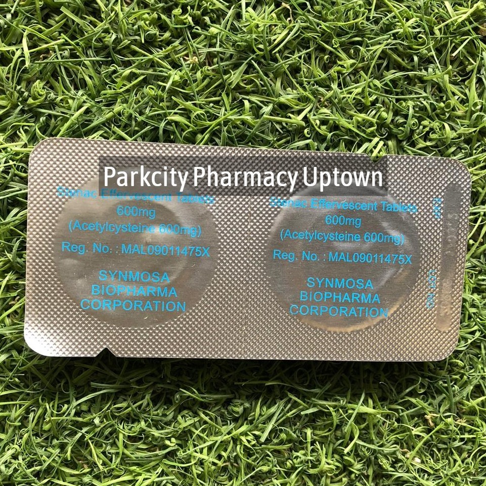 Stenac Effervescent Tablet 600mg 2s Phlegm | Shopee Malaysia