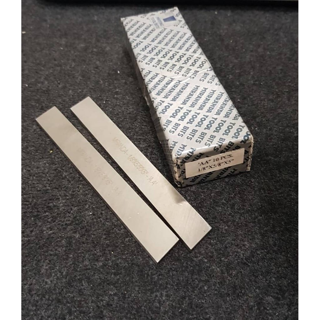 MIRANDA AA AAA PARTING OFF BLADE / FLAT TOOL BIT HSS 5% 10% COBALT 1/8 ...