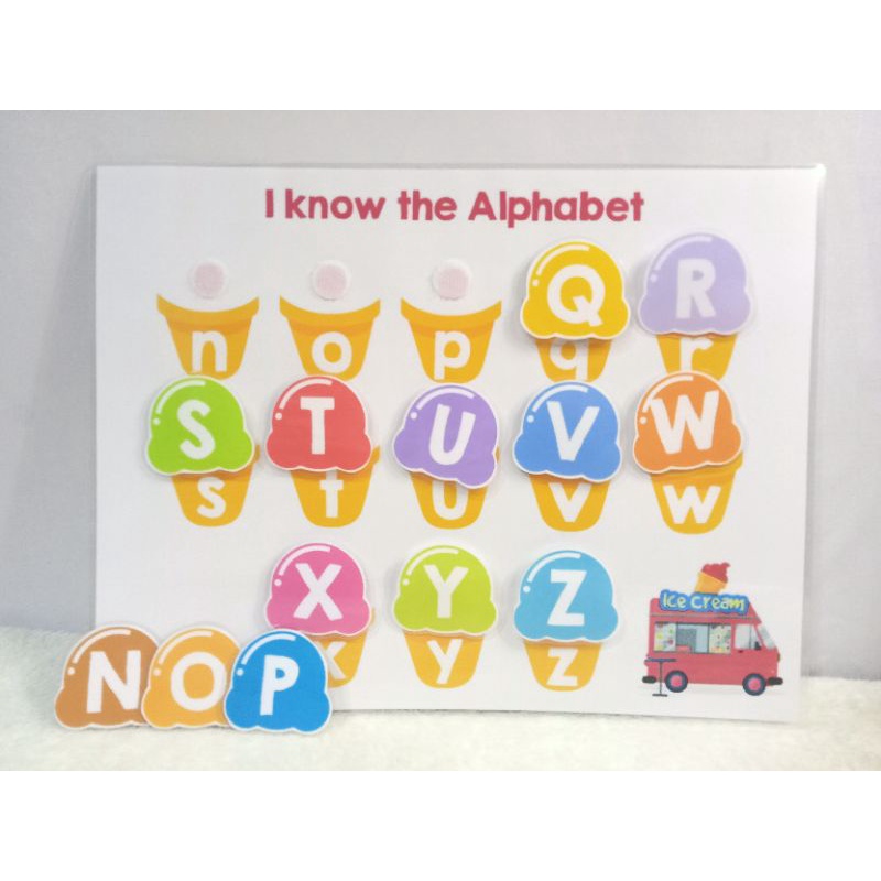 N - Z Part 2 I Know the Alphabet Busy Book Laminated Activity Sheet ...