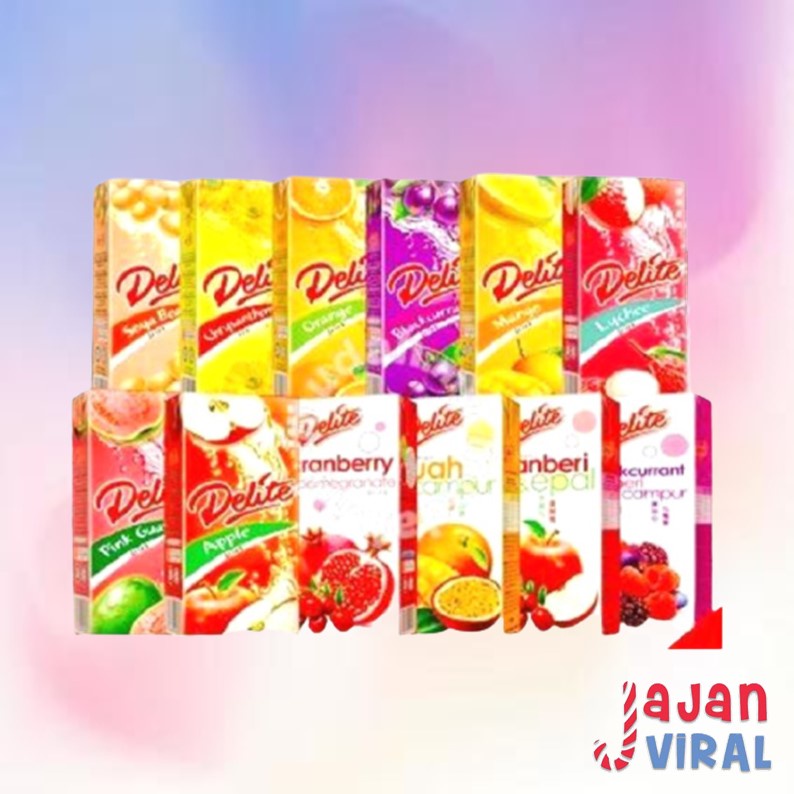 AIR KOTAK DELITE PERISA EPAL / BLACKCURRANT / MANGGA (6PCS X 250ML ...