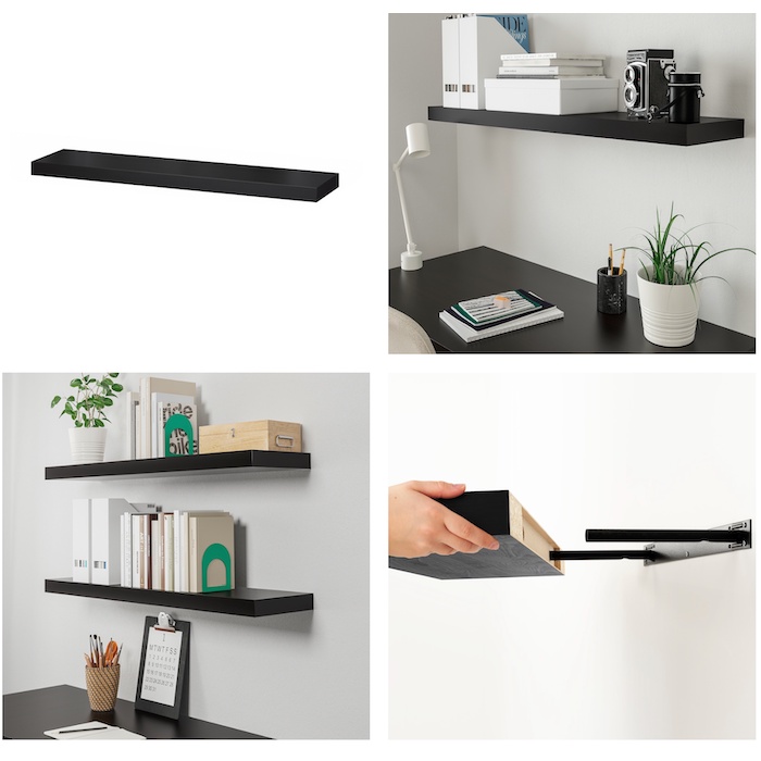 IKEA LACK Wall shelf rack, 110x26cm | Shopee Malaysia