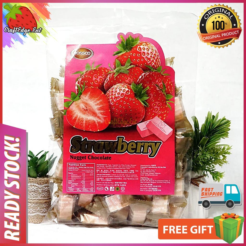 Chocolate Strawberry Nugget | Coklat Strawberi Ready Stock Cameron ...