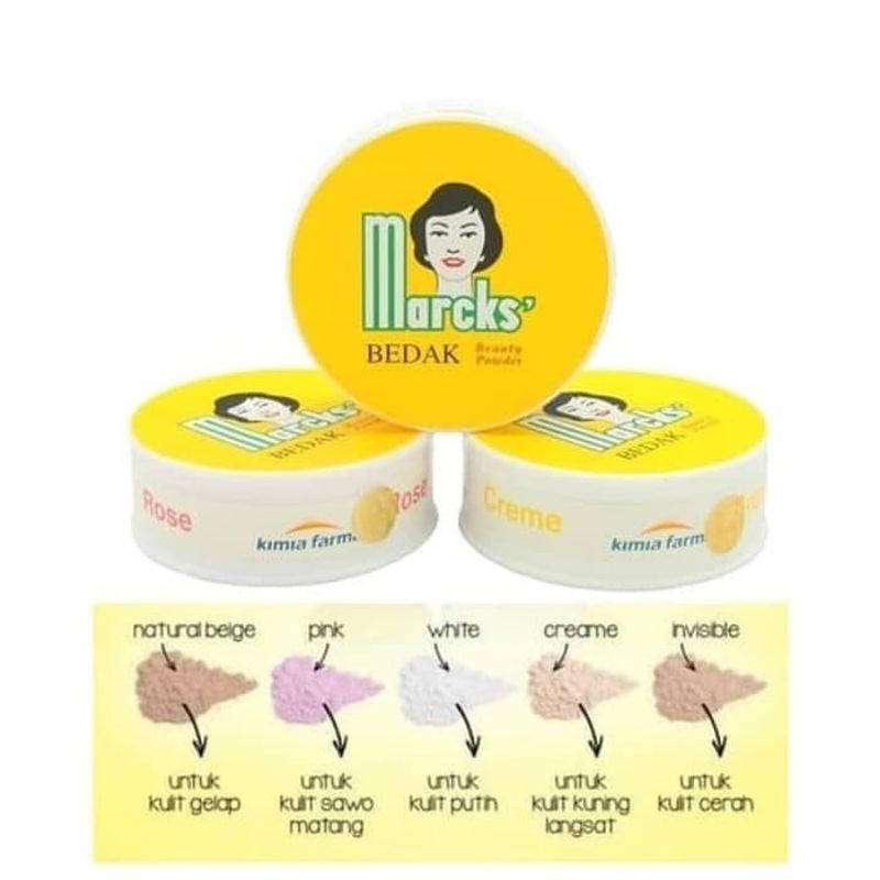 Marcks Loose Powder weighs 40 grams | Shopee Malaysia