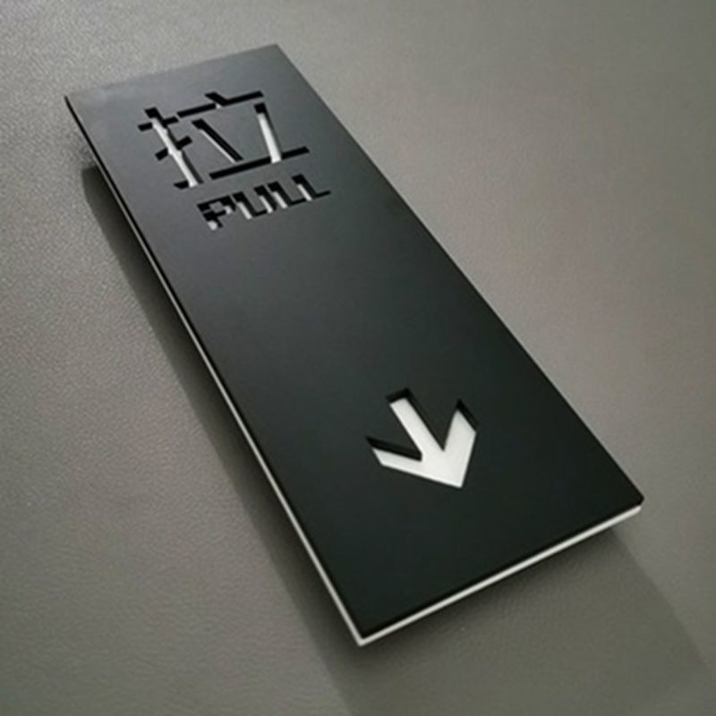 Acrylic sliding door paste door push-pull prompt door paste warm prompt ...