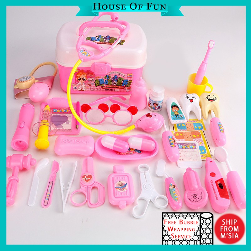 21Pcs 34Pcs Doctor Kit Set Children Kids Doctor Pretend Role Play ...