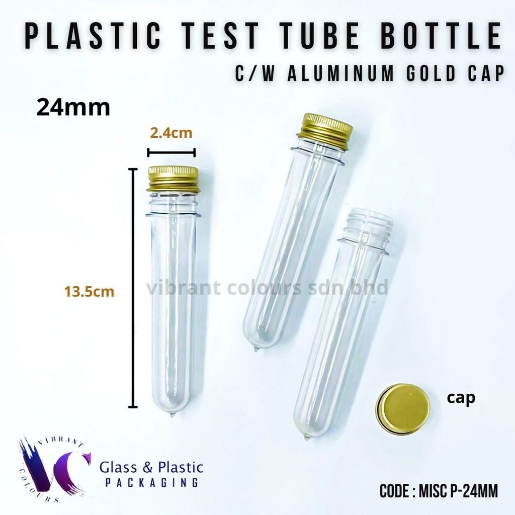 ⭐ 24MM PLASTIC TEST TUBE BOTTLE WITH CAP || MISC P-24MM ⭐ POST TODAY ...
