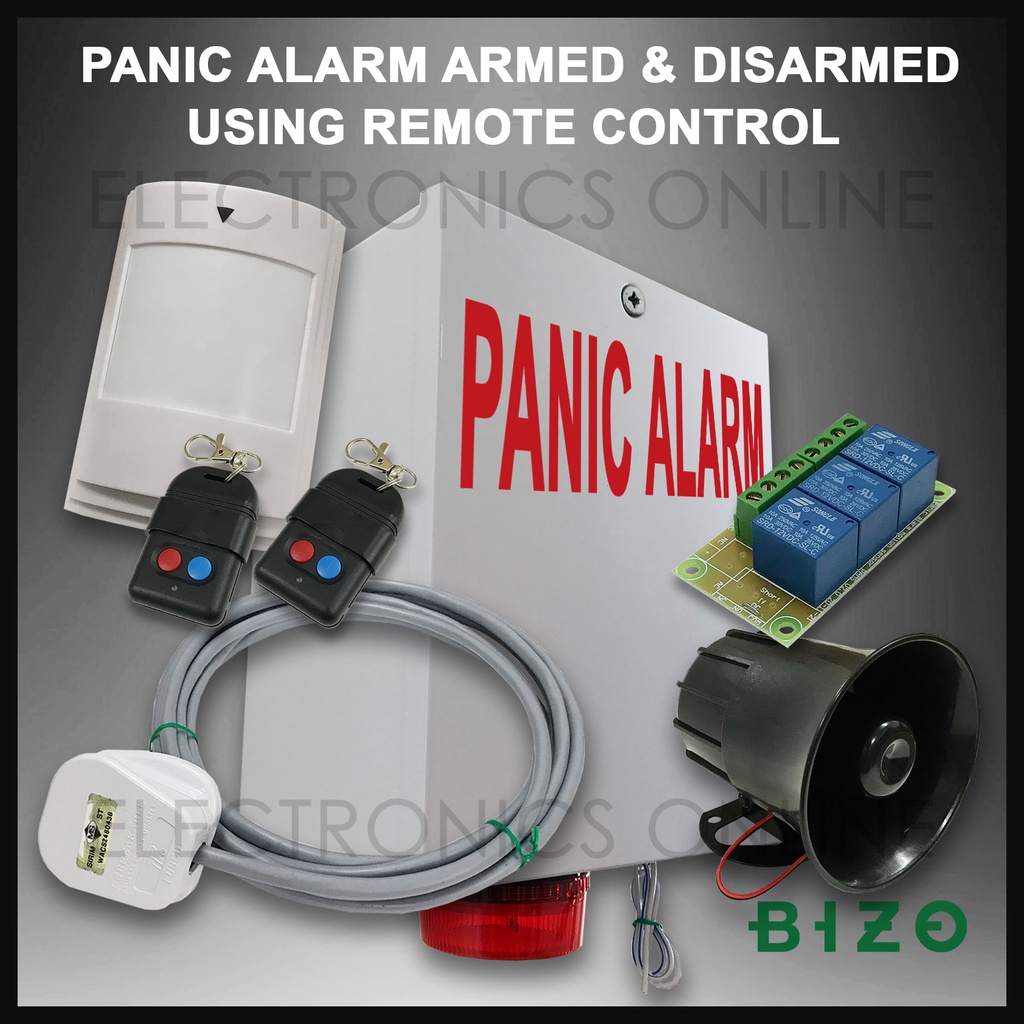 Door Open Panic Alarm Using Remote Control or Hp to arm and disarm ...
