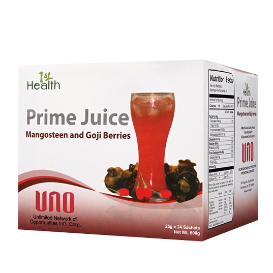 UNO PRIME JUICE MANGOSTEEN AND GOJI BERRIES 24 Sachets | Shopee Malaysia