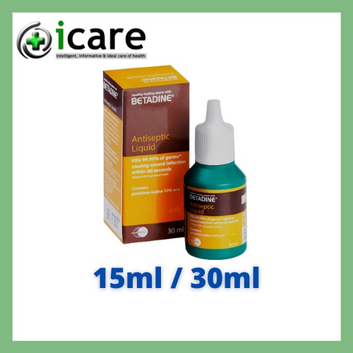 BETADINE PVP-I ANTISEPTIC LIQUID 15ML / 30ML | Shopee Malaysia