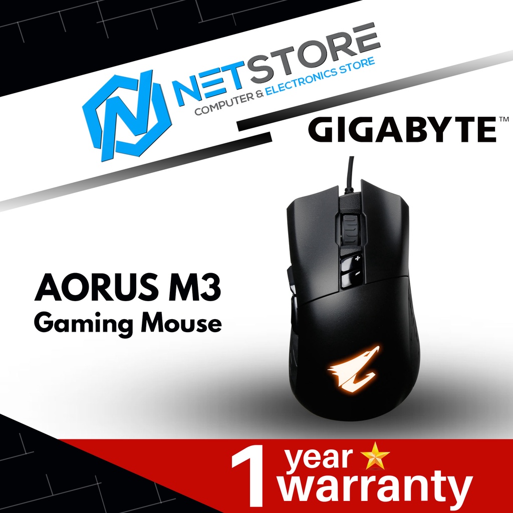 GIGABYTE AORUS M3 RGB Gaming Mouse | Shopee Malaysia