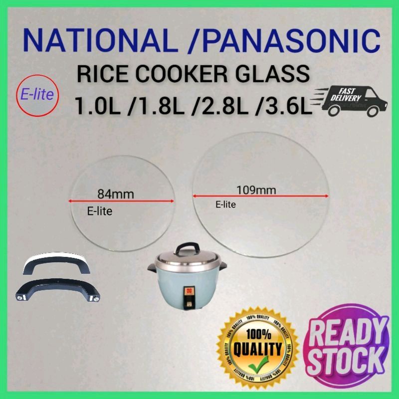 1 pcs National Panasonic Rice Cooker cover Glass(84mm /109mm)1.0L /1.8L ...