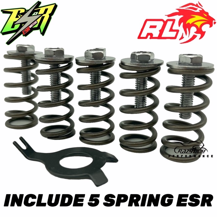 RED LEO HYPER CLUTCH ESR 100% ORIGINAL Y15ZR INCLUDE 5 CLUTCH SPRING ...