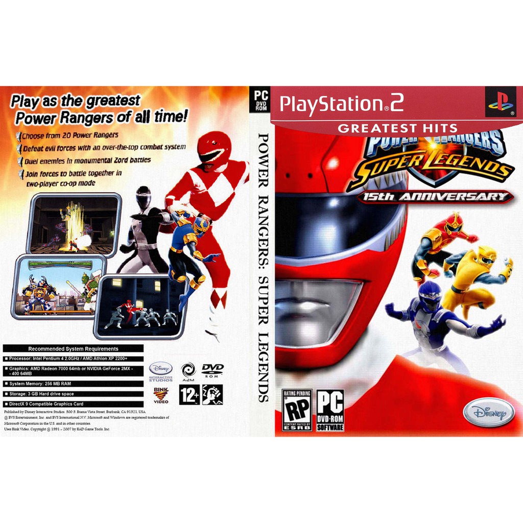 Power Rangers Super Legends (CD Games PS2) | Shopee Malaysia