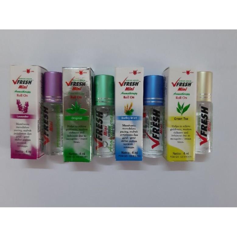 Vfresh Indonesia Herbal Essential Oil Roller 4ml (Random Delivery ...