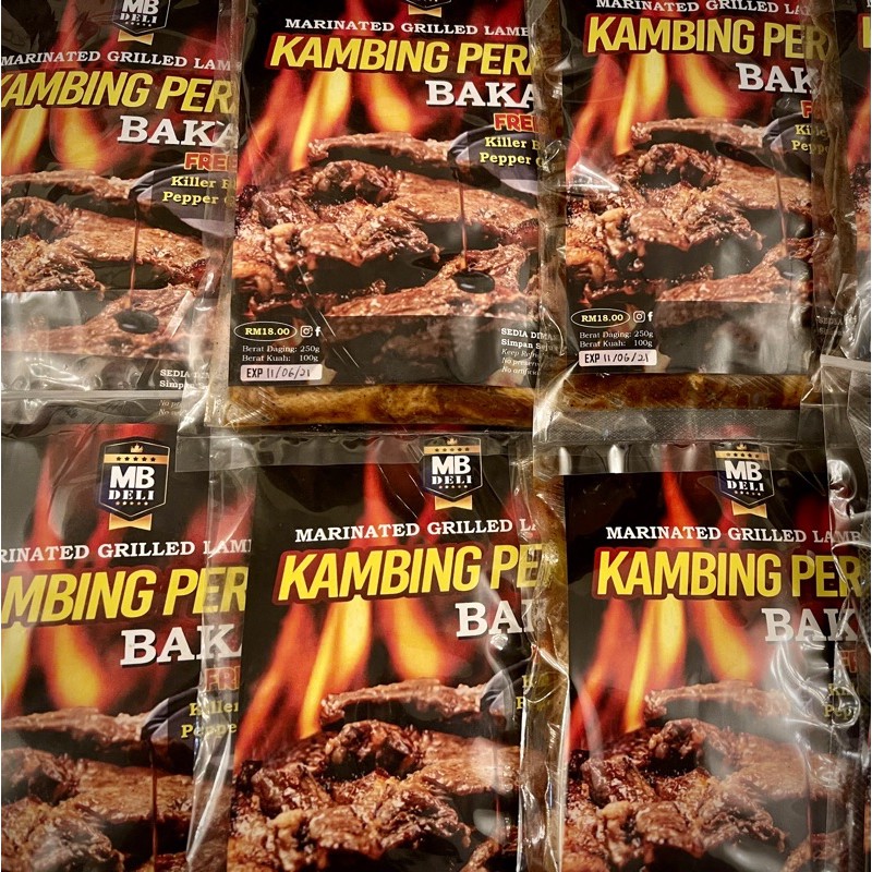 💥SUPER DELICIOUS💥5 Packs Marinated Grilled Lamb MB Deli + FREE Killer ...