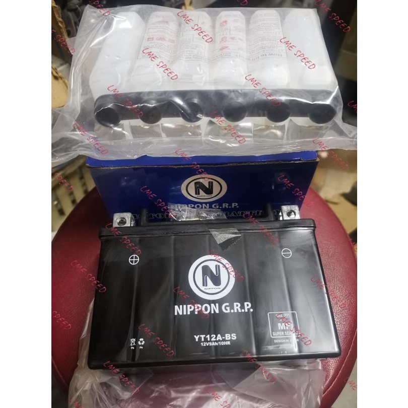 ORIGINAL SYM VTS200 / GTS200 (NIPPON G.P.R) 12V8Ah/10HR Battery Assy ...