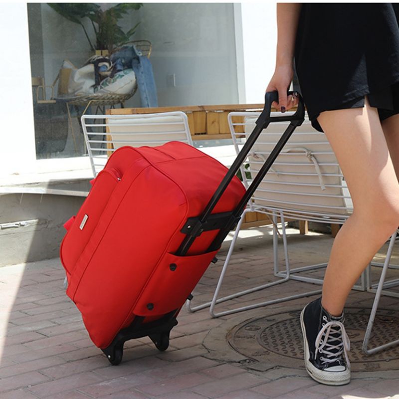 Duffel Luggage Trolley Bag Laugage Travel Lugage Beg Roda Troli ...