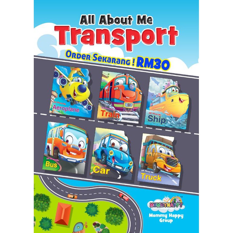 KIDS STORYBOOK ALL ABOUT ME (transport) | Shopee Malaysia